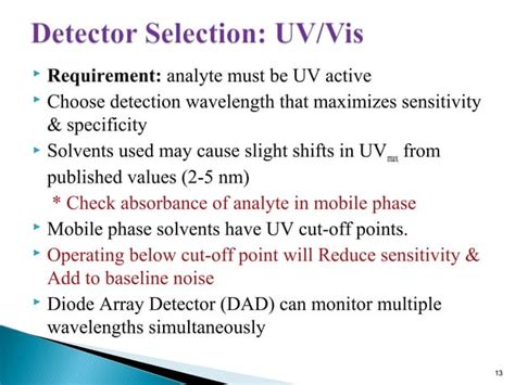 Hplc Method Development PPT Chemistry Science