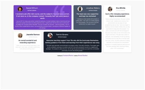 Frontend Mentor Responsive Page With Css Grid Coding Challenge Solution