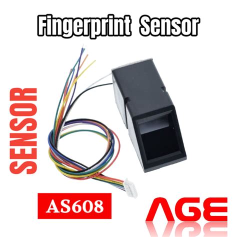 Fingerprint Sensor เซ็นเซอร์สแกนลายนิ้วมือ As608 Jm 101b สำหรับ Arduino