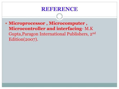 Stack In 8085 Microprocessor Pptx