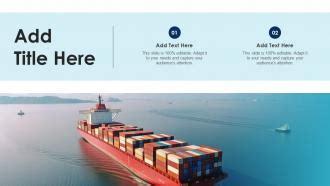 Cargo Container AI Image Powerpoint Presentation PPT ECS PPT Template