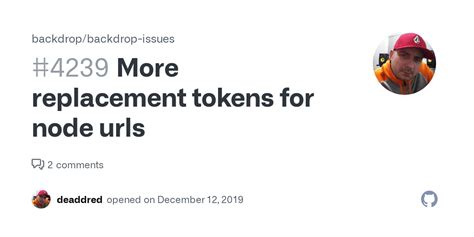 more replacement tokens for node urls · issue 4239 · backdrop backdrop