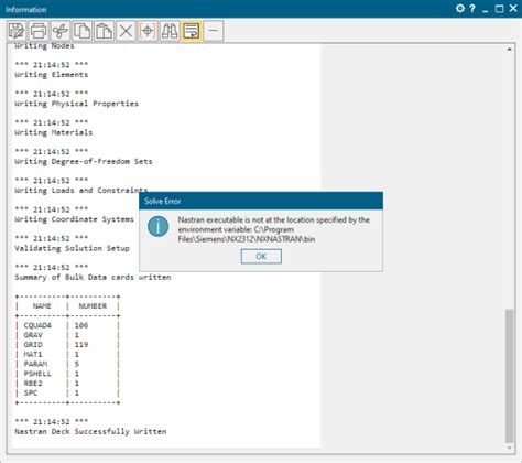 how to use msc nastran solver in nx