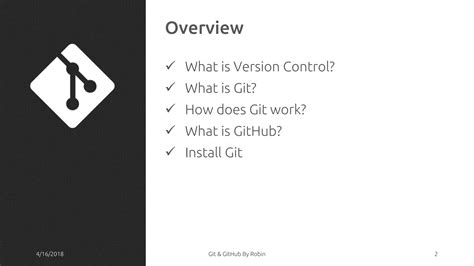 Git And Github Concept About Git And Github Process Git Process Overview Pptx