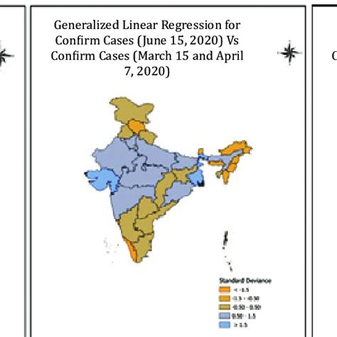 Glr Model For Confirmed Cases In India Gwr Model Figure 3 With The