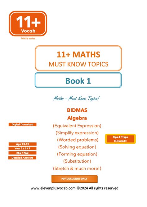 Maths 11 Syllabus And Formula Sheet Eleven Plus Vocab