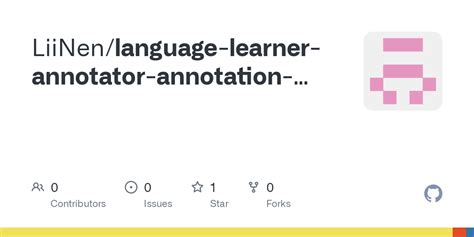 github liinen language learner annotator annotation pipeline
