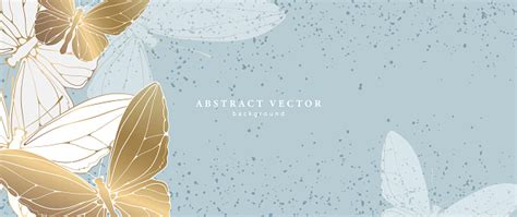 황금빛 나비가 있는 추상적인 고급 배경 장식 월페이퍼 표지 엽서 및 프리젠테이션을 위한 황금 배경 텍스트 또는 사진용 프레임입니다 0명에 대한 스톡 벡터 아트 및 기타