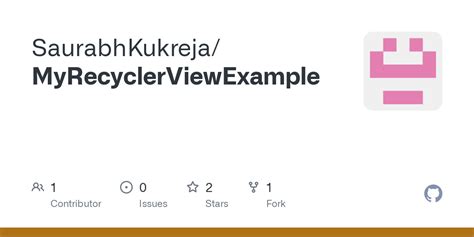 GitHub SaurabhKukreja MyRecyclerViewExample