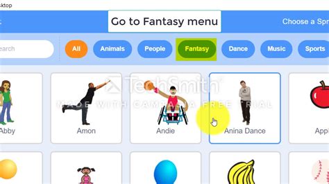 Adding A Sprite In Scratch Youtube