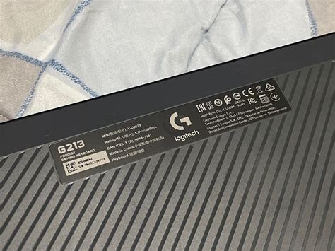 Logitech G213 Membrane Keyboard Computers And Tech Parts And Accessories Computer Keyboard On