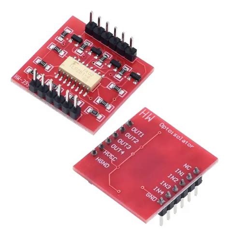 Tlp281 Módulo Optoacoplador Aislador De 4 Canales Arduino
