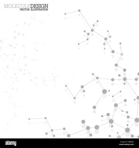 Structure Molecule Of Dna And Neurons Abstract Background Medicine Science And Technology