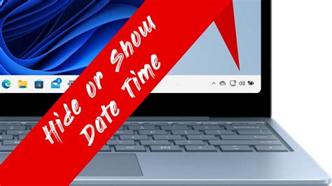 How To Hide Or Show Date And Time From Taskbar Windows Windows YouTube