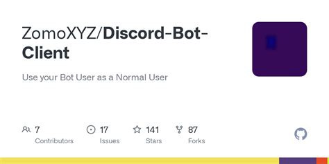 Github Zomoxyzdiscord Bot Client Use Your Bot User As A Normal User