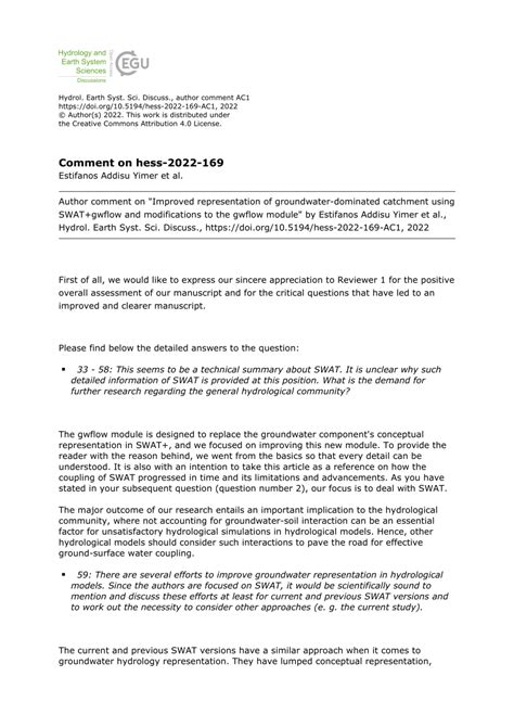 Pdf Improved Representation Of Groundwater Dominated Catchment Using Swatgwflow And