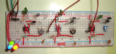 RGB LED Bulb Circuit Diagram Using Timer ICs