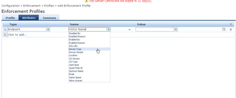 question remove attributes in endpoints database security