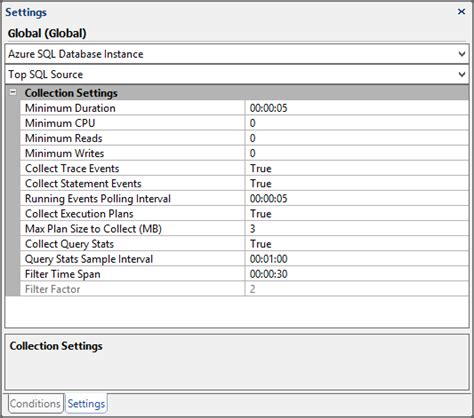 Sql Sentry Settings Pane