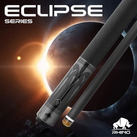 Rhino Eclipse Pool Cue Grey Radial Joint Quarter King Billiards