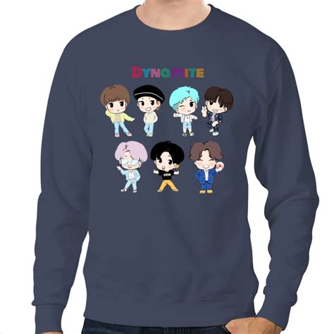 Bts Dynamite Chibi Bts Dynamite Chibi Sweatshirts Sold By Adriana