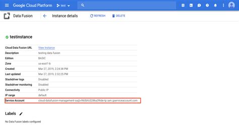 Cdap Cloud Data Fusion Storagebucketslist Permission Issue Stack