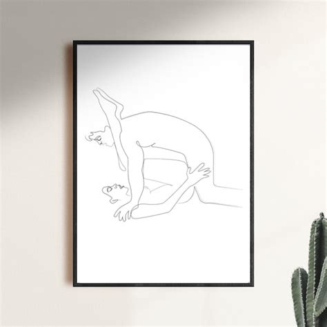 Sex Line Art Etsy