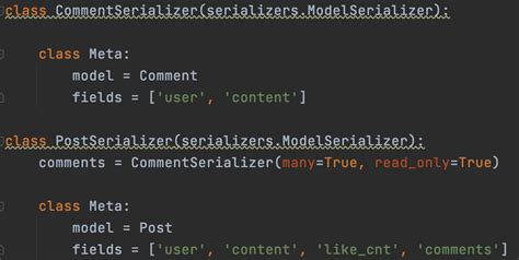 ceos 4주차 django rest framework 1 serializer