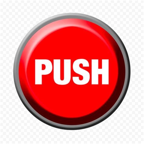 Hd Push Red Button Big Dome Transparent Png Orange Icons Simple Icon Website Color Palette