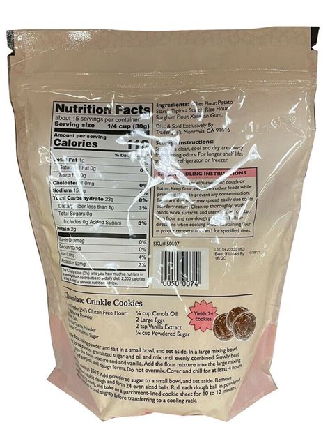 Trader Joes Gluten Free All Purpose Flour 1 Lb Bag Flour