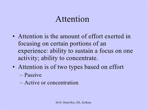 introduction to sensation perception and attention