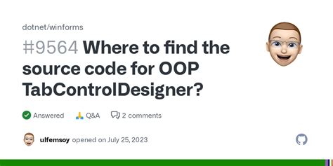 Where To Find The Source Code For Oop Tabcontroldesigner · Dotnet
