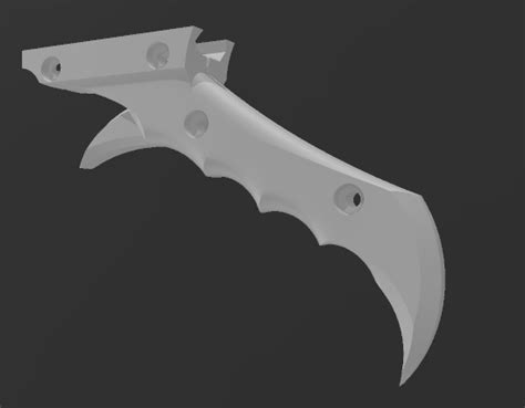 Stl File Angular Claw Grip Airsoft・3d Print Object To Download・cults