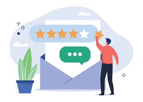 Characters Giving Positive Feedback To Helpdesk Service Rating Scale And Customer Satisfaction