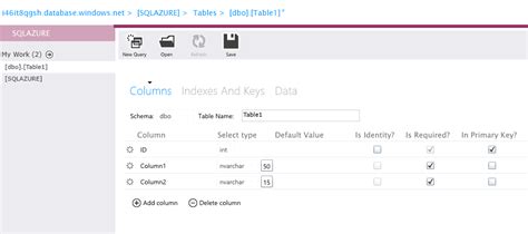 how to set up a database driven azure site simple talk