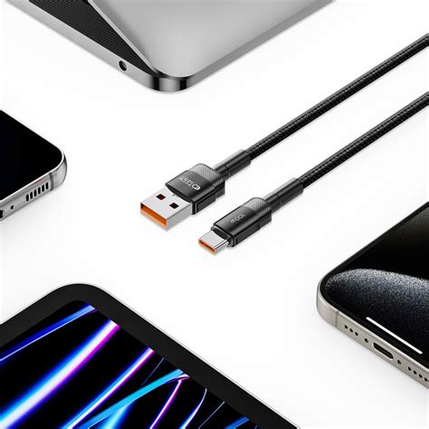 Кабел за зареждане и пренос на данни Tech Protect Ultraboost Evo Usb Usb Type C 100w 5a 1m