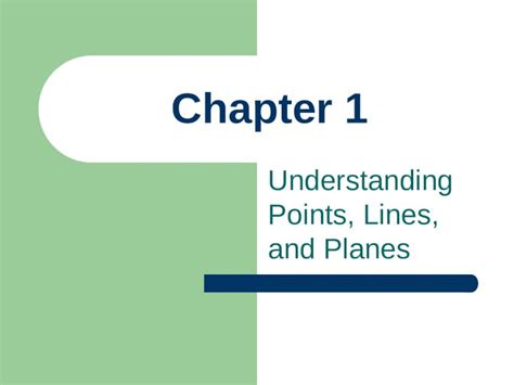 PPT Chapter Understanding Points Lines And Planes DOKUMEN TIPS