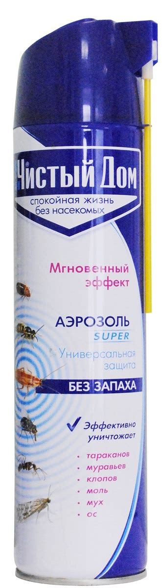 Характеристики Аэрозоль дихлофос от тараканов и других насекомых 150 мл ...