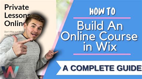 How To Create An Online Course In Wix A Complete Guide 2021 Youtube