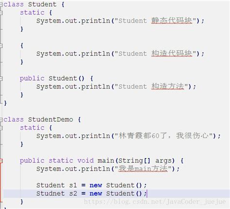 Java中的代码块及其作用（附有面试题）java类代码块的作用 Csdn博客