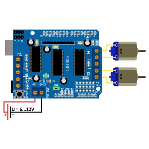 Module điều Khiển động Cơ Arduino Motor Shield L293d X2h1 Holcim