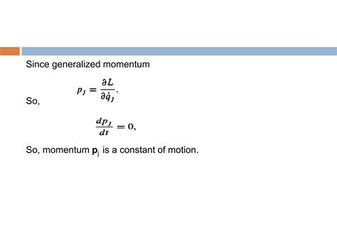 Cyclic Coordinates And Conservative Theorem Present Ation By Haseeb Ppt