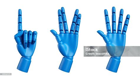 3d 렌더 블루 더미 마네킹 손 기계 로봇 보철 흰색 배경에 고립 된 다양한 제스처 세트 인공 인체 부품 클립 아트 컬렉션 마네킹에 대한 스톡 사진 및 기타 이미지 Istock
