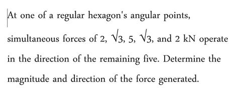 Solved At One Of A Regular Hexagons Angular Points Solved At One Of A Regular Hexagons Angular Points