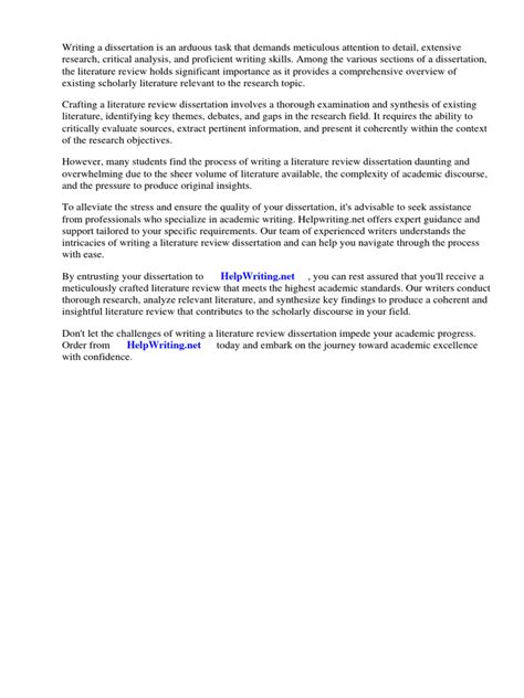 how to write literature review dissertation pdf thesis literature