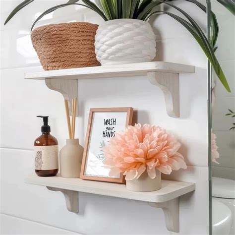 Elegant White Wall Bathroom Shelf Stylish Storage For Modern Bathrooms