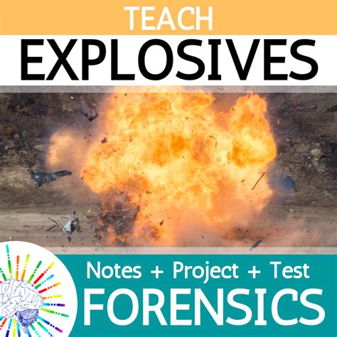 Forensic Explosives Evidence Lesson Slides Notes Project Test NO PREP