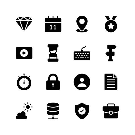 Grab This Amazing User Interface Icons Set In Modern Style 50859013 Vector Art At Vecteezy