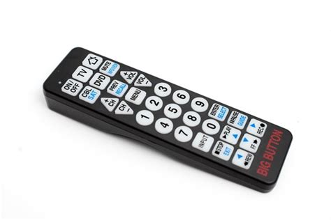 Big Button Universal Remote Control Easy To Hold Easy To See Large Buttons