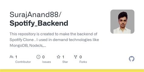 GitHub SurajAnand88 Spotify Backend This Repository Is Created To